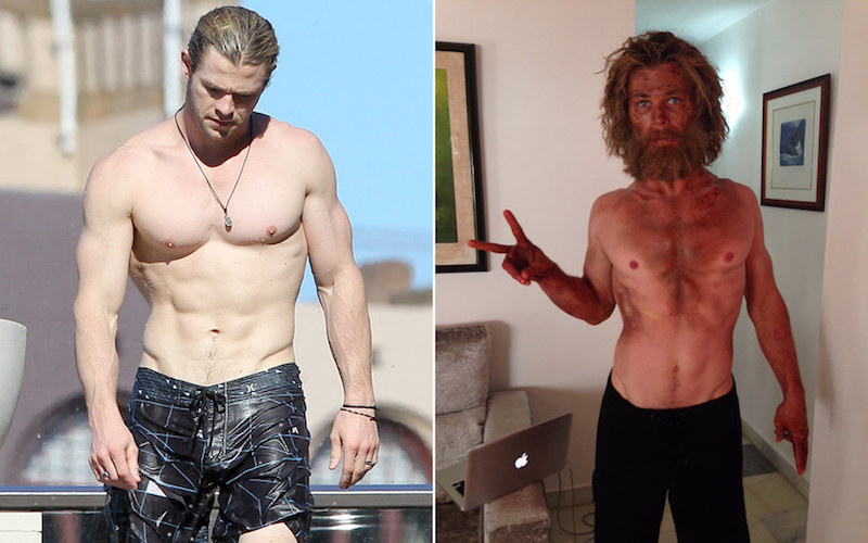 Chris Hemsworth "Thor" Joins Actors' Extreme Weight Loss Club