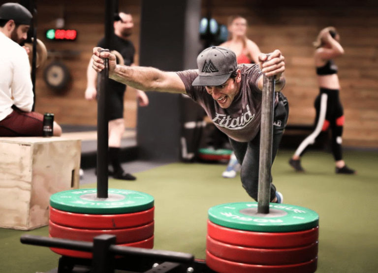 Prowler Push For Full Body Fat Loss And Strength Training • SpotMeBro.com